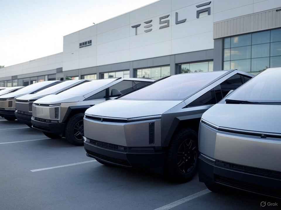 Tesla scales back Cybertruck production targets and reassigns some workers